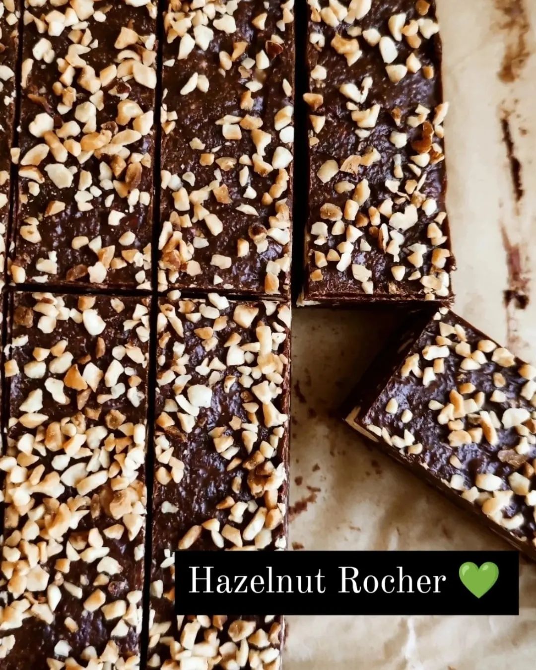 Hazelnut Rocher Slab Slice – Bitterne Brew Co
